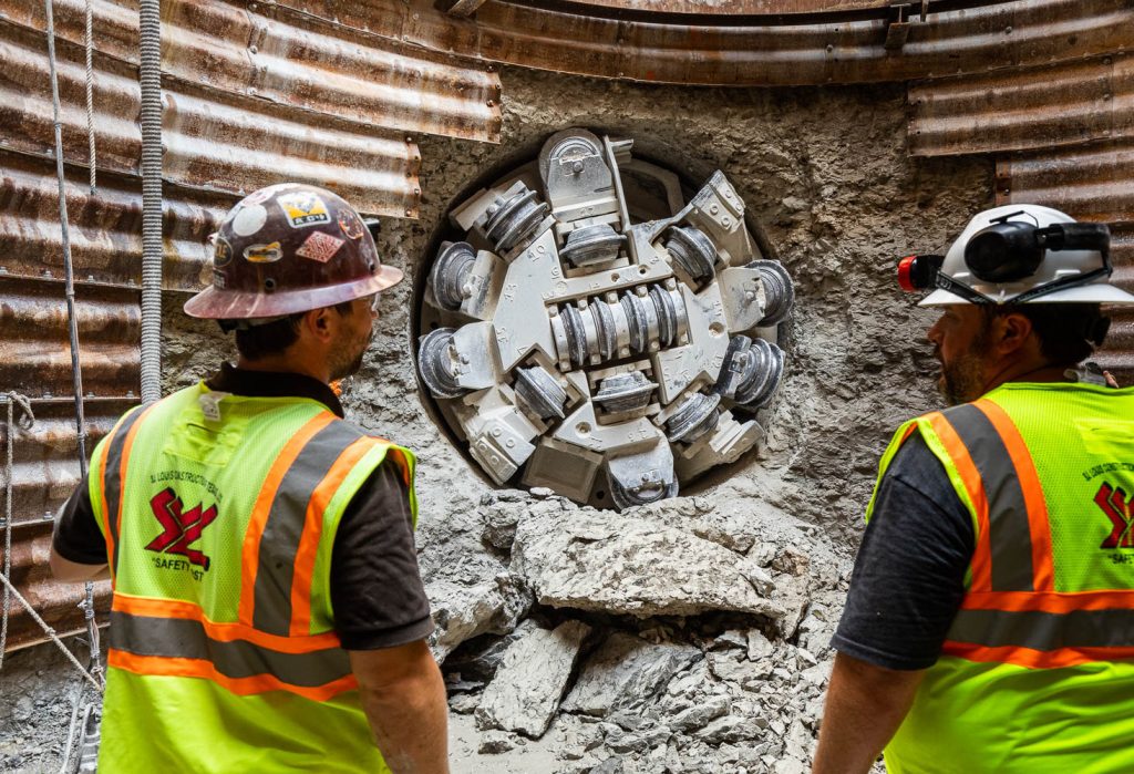 Gallery: Breakthrough for record-setting small diameter TBM in Texas ...