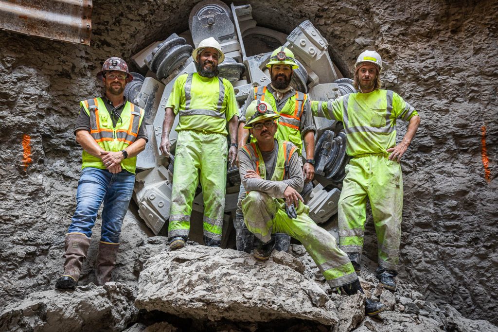 Gallery: Breakthrough for record-setting small diameter TBM in Texas ...