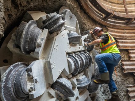 Gallery: Breakthrough for record-setting small diameter TBM in Texas ...