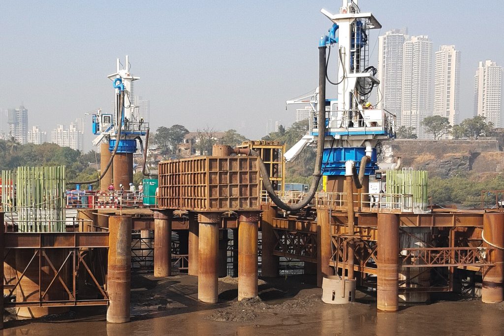 MHWirth pile top drill rigs make progress in Mumbai | Ground Engineering