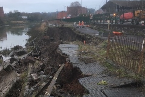River wall collapse closes Bristol road for “foreseeable future ...