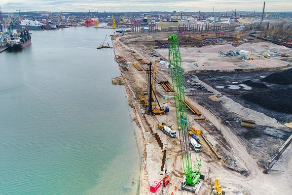 Keller Poland completes its first marine combi-wall | Ground Engineering