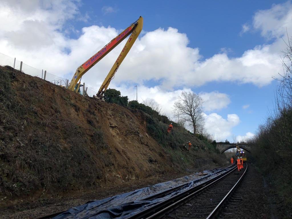 Gallery: Network Rail reopens Maidstone rockfall line | Ground Engineering