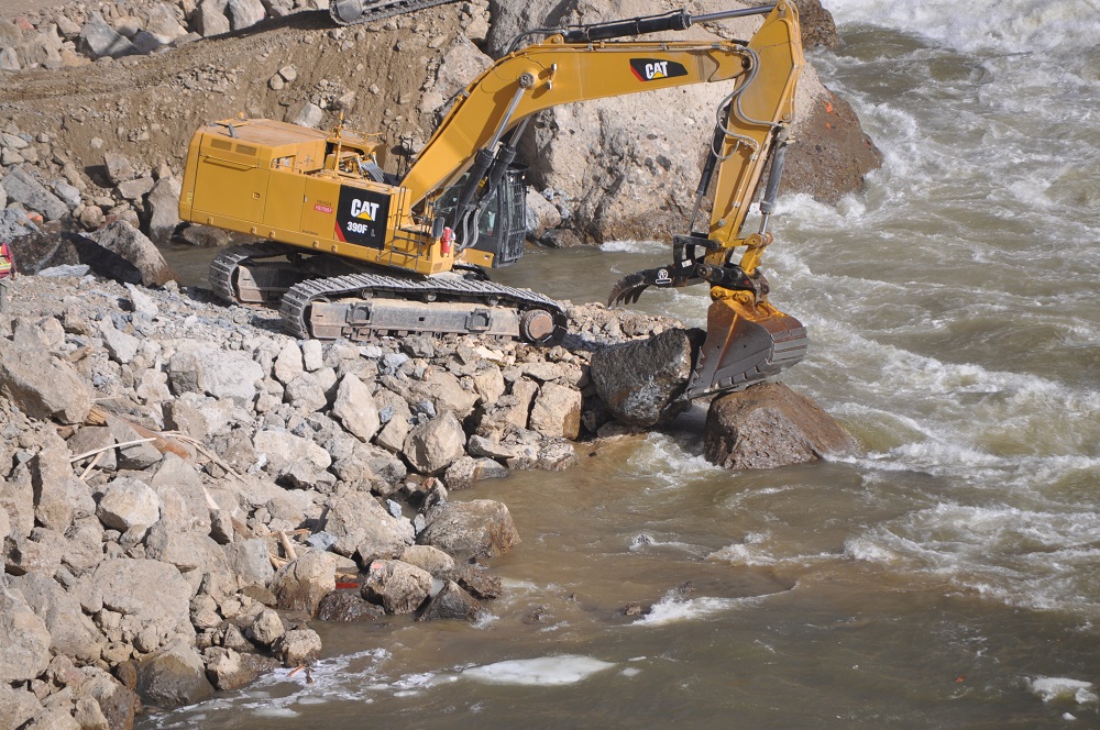 Gallery: Drilling and blasting on Big Bar landslide | Ground Engineering