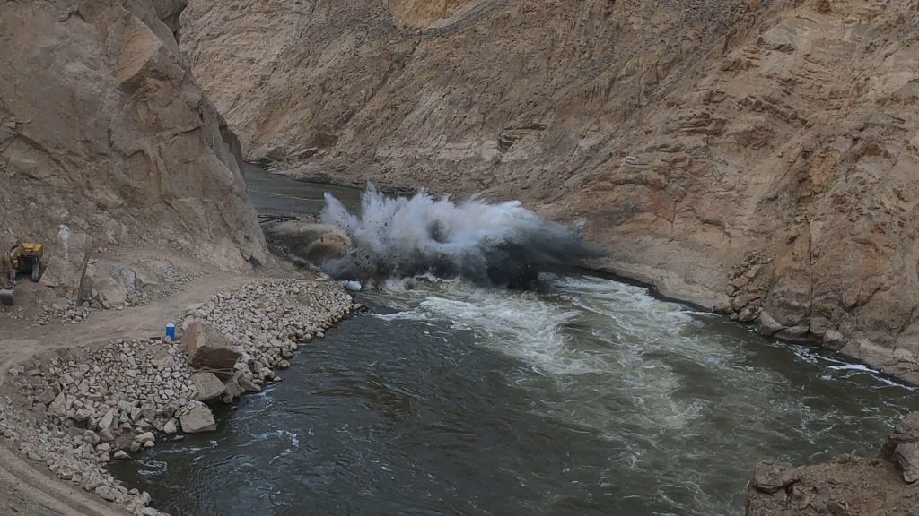 Gallery: Drilling and blasting on Big Bar landslide | Ground Engineering
