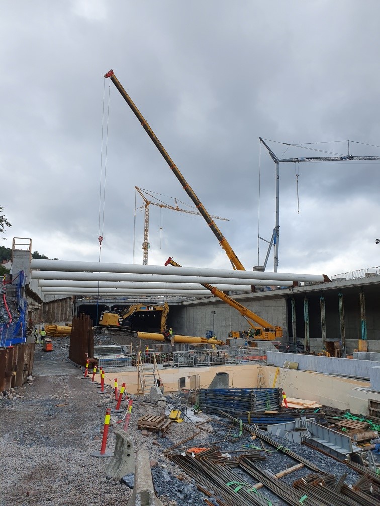 Deep excavation: Steadying the Follo Line | Ground Engineering