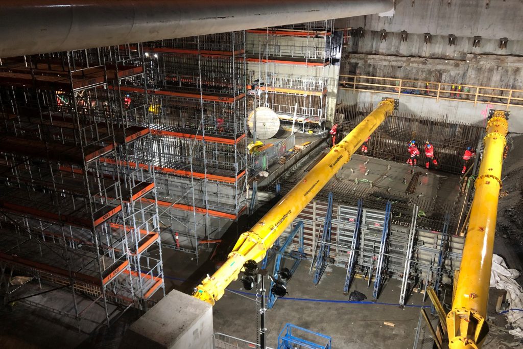 Deep excavation: Steadying the Follo Line | Ground Engineering