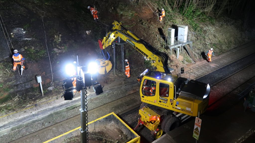 Rock cutting completed for Lancashire rail line | Ground Engineering