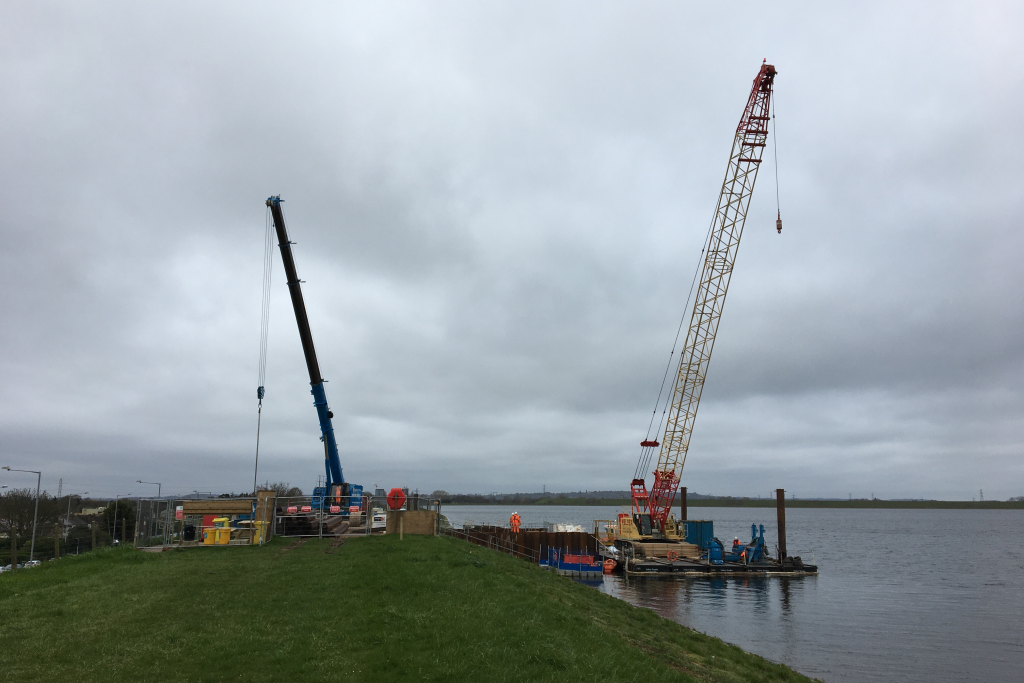 Sheet Piling brought in for emergency reservoir repairs | Ground ...
