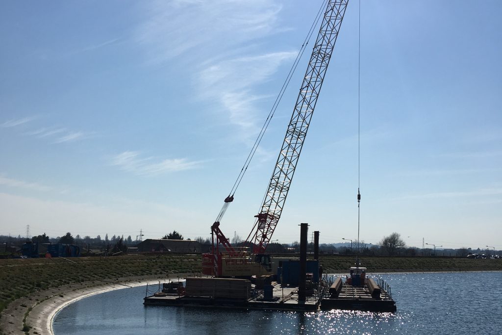 Vital reservoir piling continues despite Covid-19 | Ground Engineering