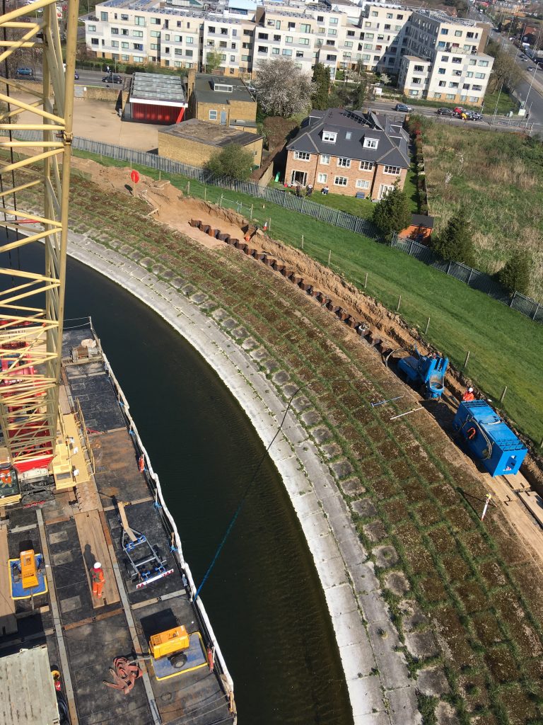 Vital reservoir piling continues despite Covid-19 | Ground Engineering (GE)