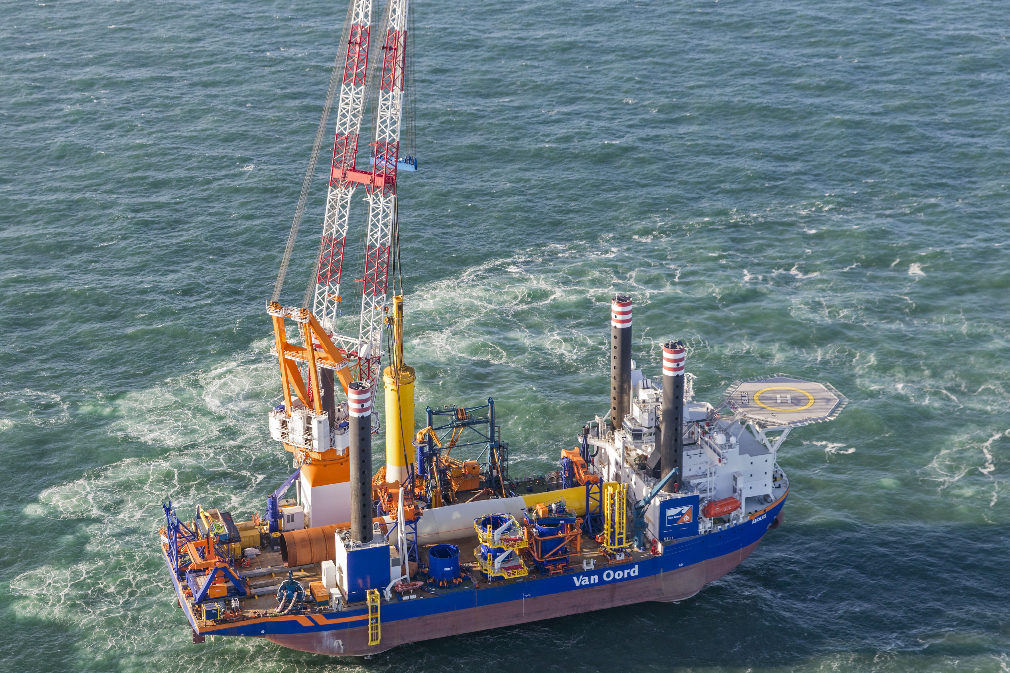 Last Borssele monopile foundation installed by Van Oord | Ground ...