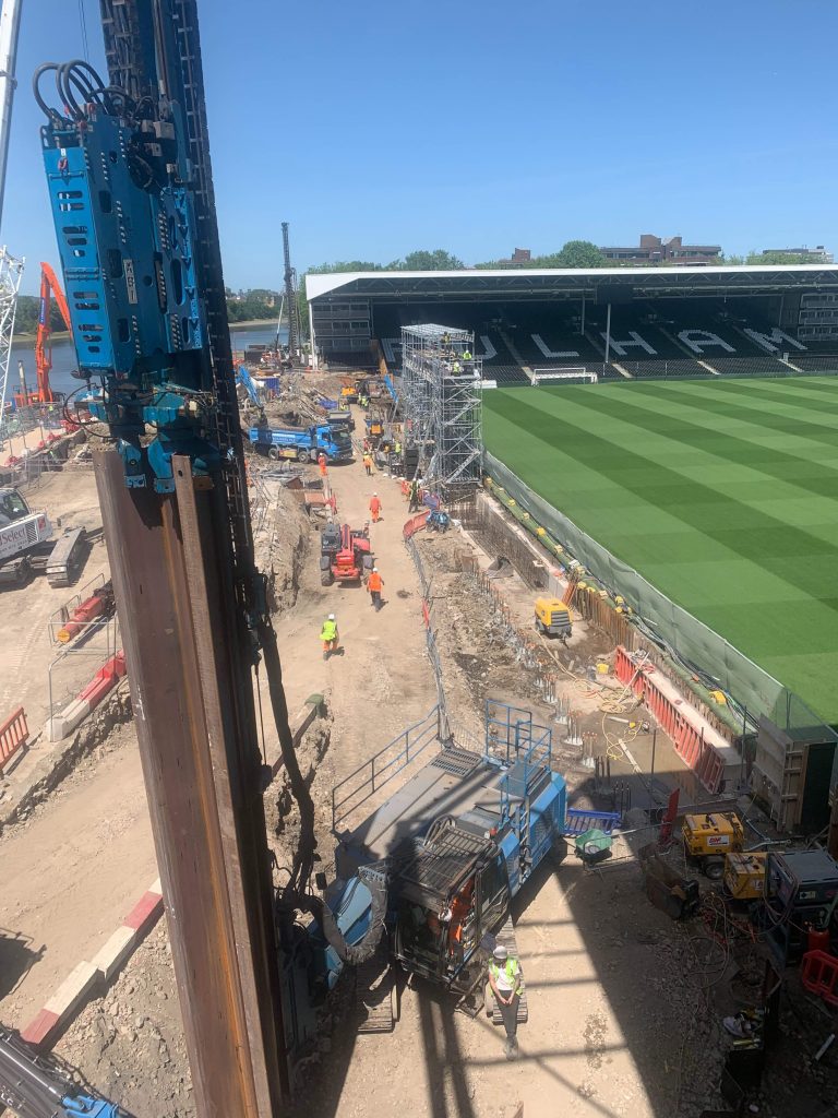 Sheet Piling UK supports Fulham FC’s new stand | Ground Engineering