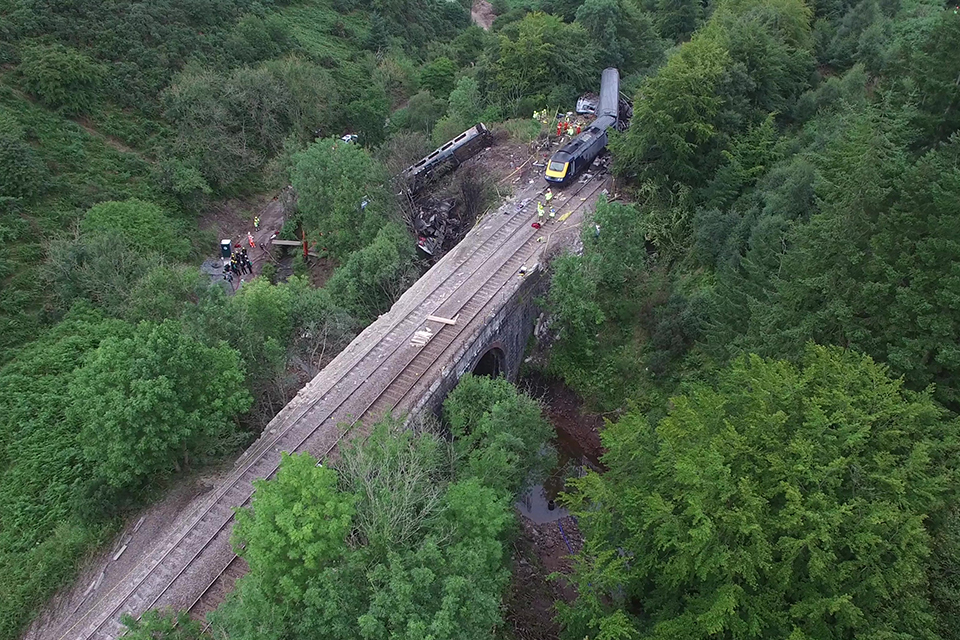 Stonehaven: Investigators confirm that train struck landslide | Ground ...