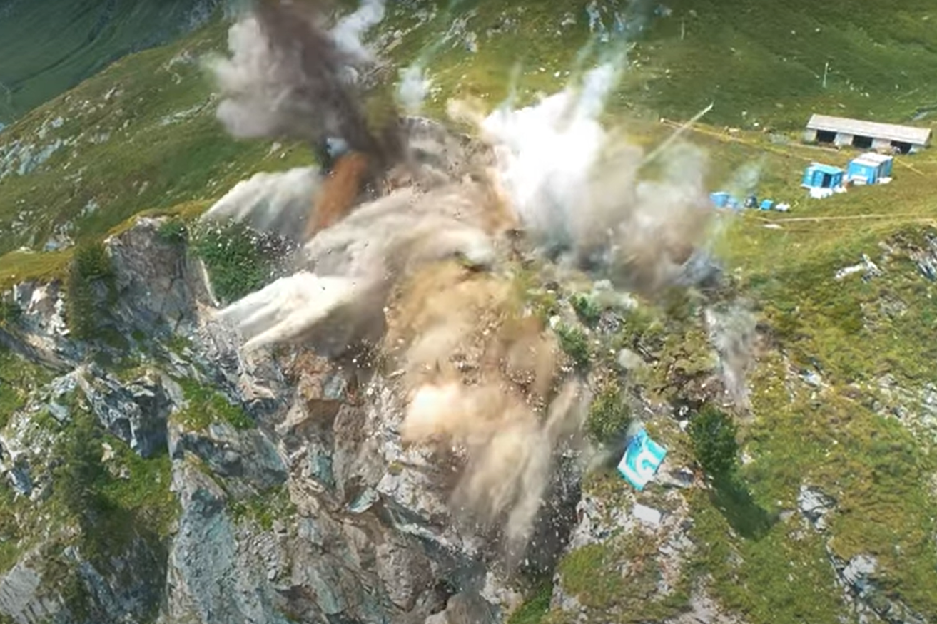 Video: Rock blasting in Swiss Alps | Ground Engineering