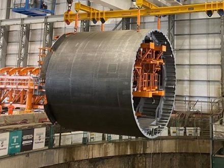 Tideway tunnel secondary lining shutter lowered | Ground Engineering (GE)