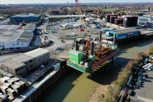 Hull flood defence scheme progresses | Ground Engineering