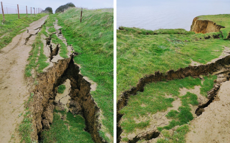 90m crack closes Dorset coast path | Ground Engineering