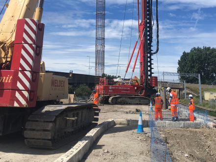 Barking Riverside rail extension: Figuring out viaduct foundations ...