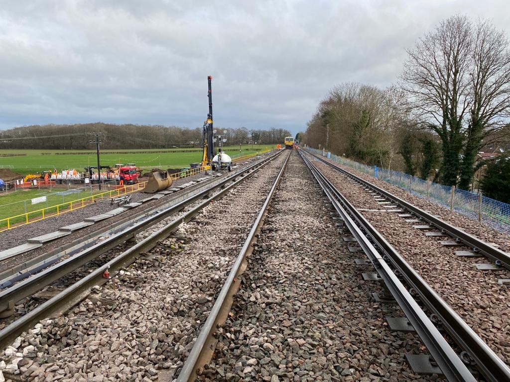 Aldershot and Guildford line reopens following 40m landslide | Ground ...