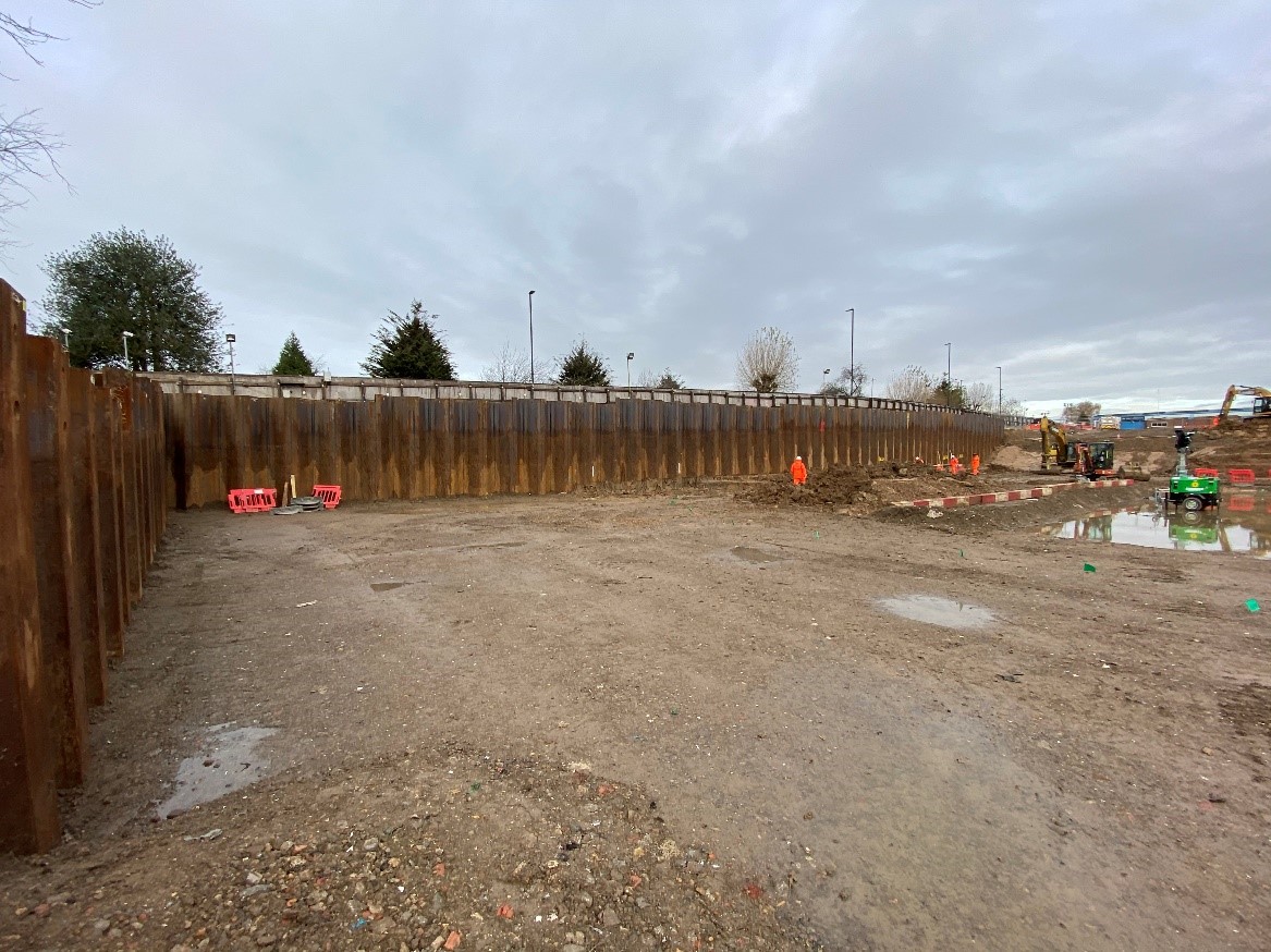 HS2: Piling completed for crossover box | Ground Engineering