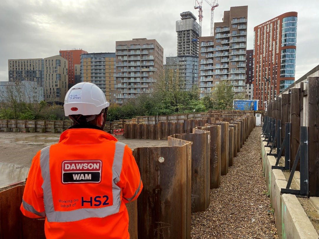 HS2: Piling completed for crossover box | Ground Engineering