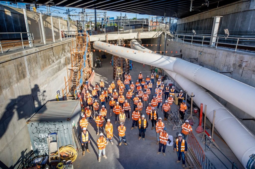 Melbourne Metro Tunnel eastern entrance finished early | Ground Engineering