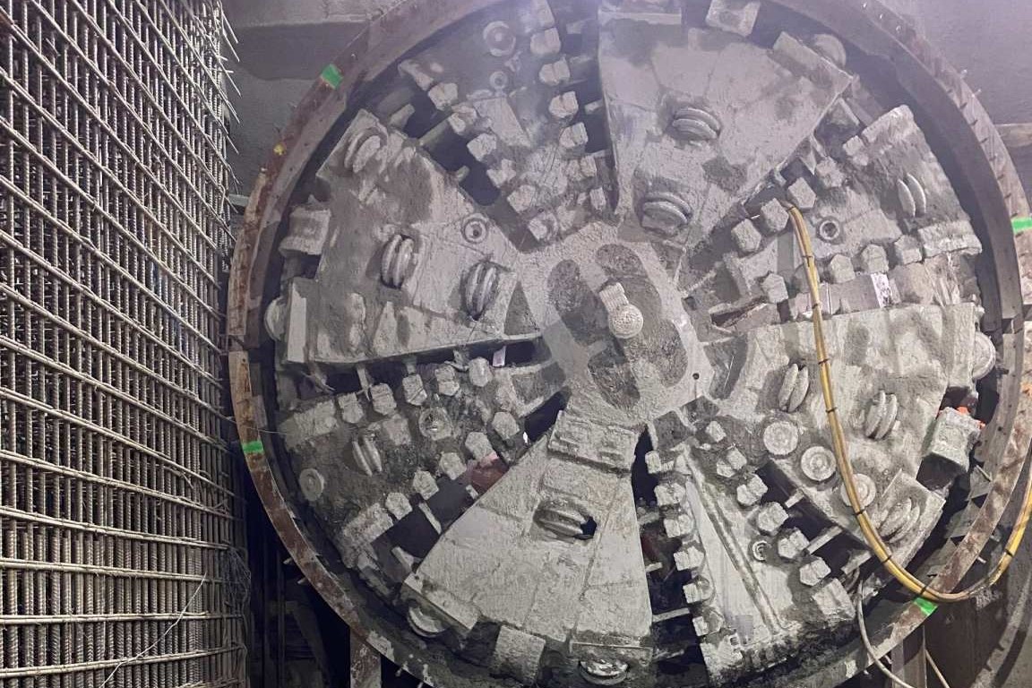 TBM breakthrough at LA Purple Line end stop | Ground Engineering