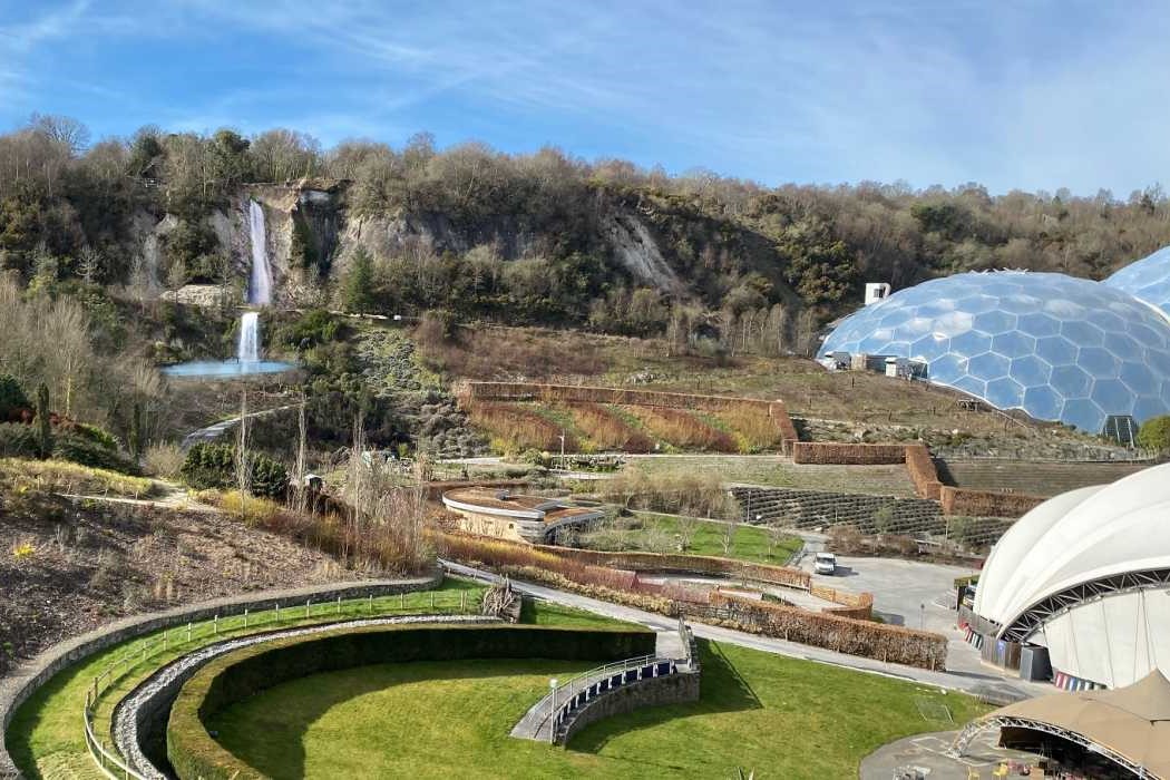 Eden Project landslide site to be turned into waterfall | Ground ...