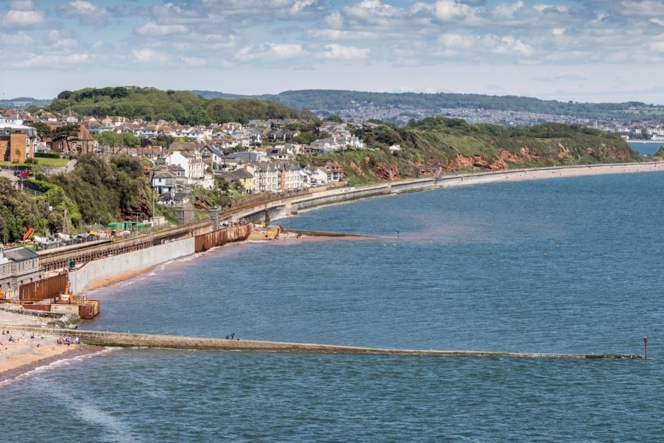 Devon's new Dawlish sea wall goes green | Ground Engineering