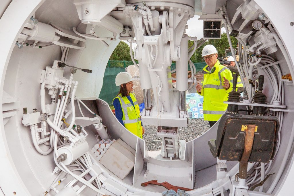 TBM arrives in Belfast for flood alleviation project | Ground Engineering