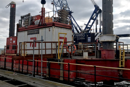 Barges piling high at Southend-on-Sea for pier job | Ground Engineering
