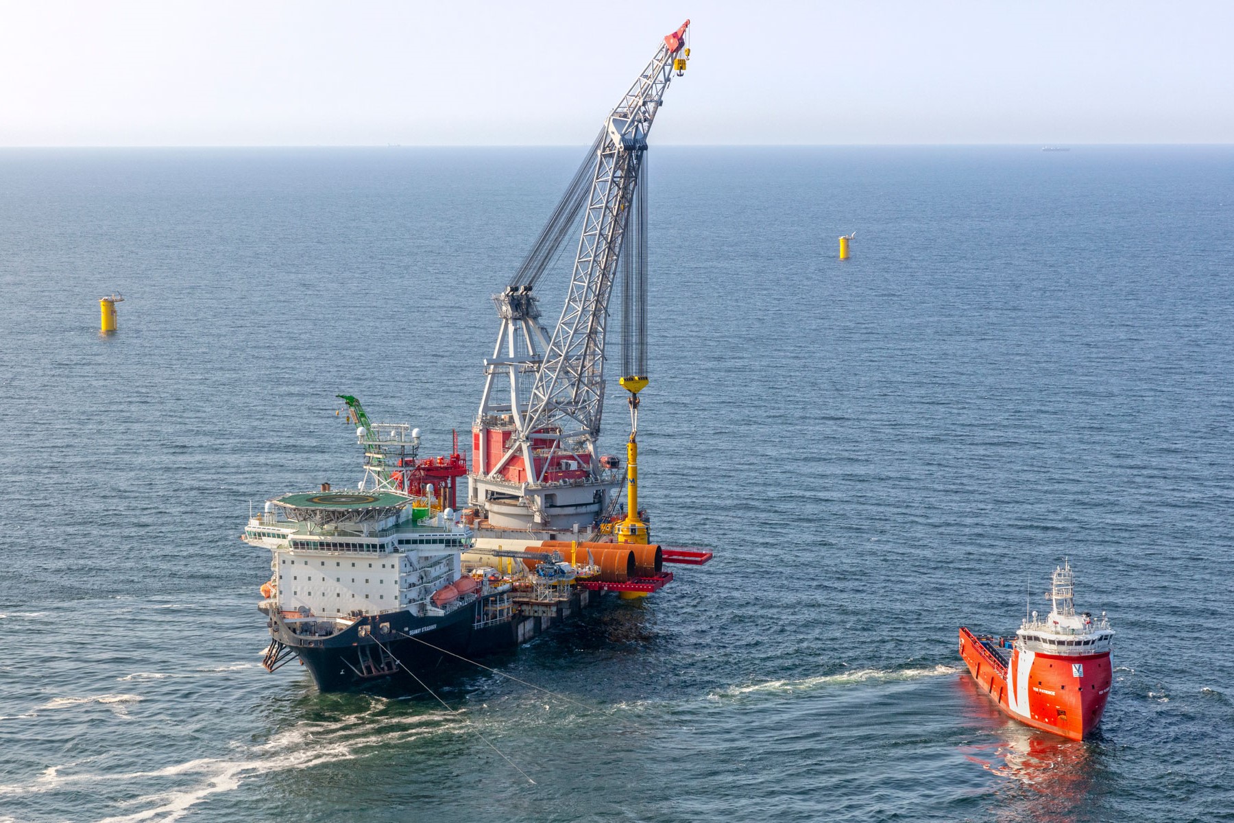 First foundations installed for Dutch offshore wind farm | Ground ...
