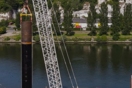 Heavyweight piling scheme completed in northern France | Ground Engineering