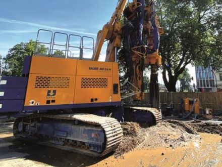 Bauer works on excavation pit for Cologne building | Ground Engineering ...
