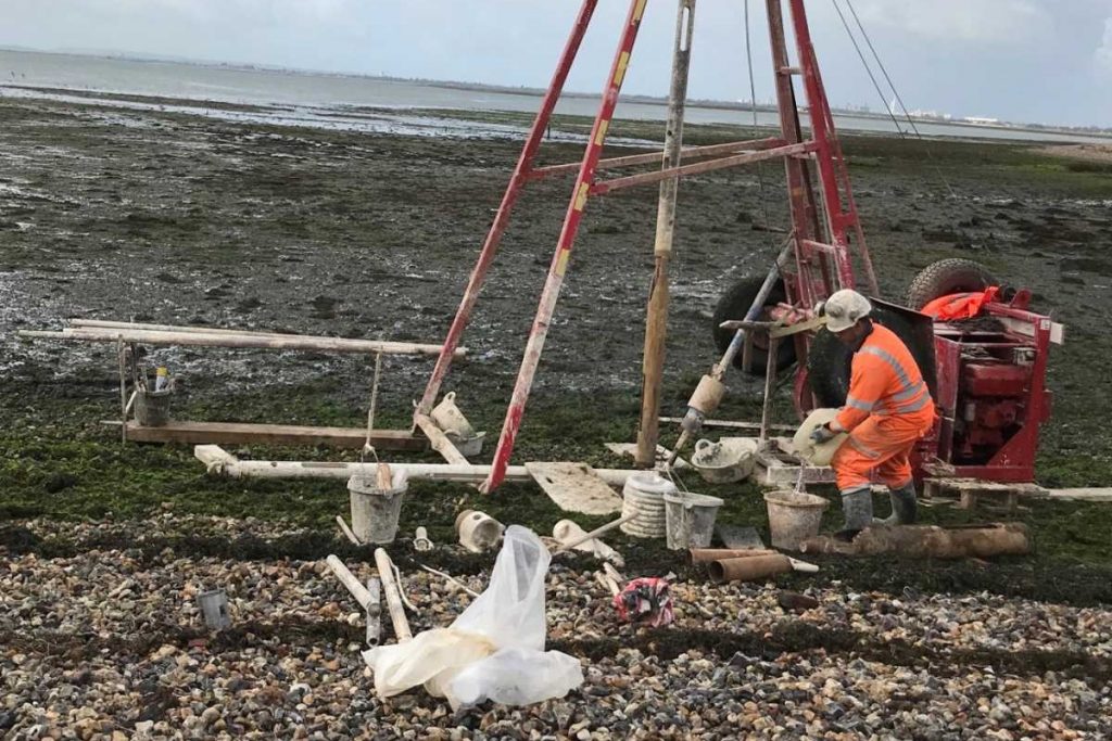 Hampshire coastal defence ground investigations completed | Ground ...