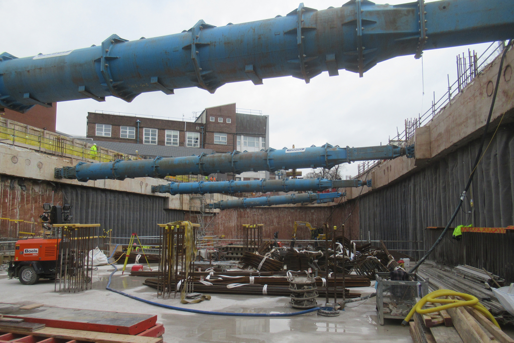 Mabey props up Manchester research centre excavation | Ground Engineering