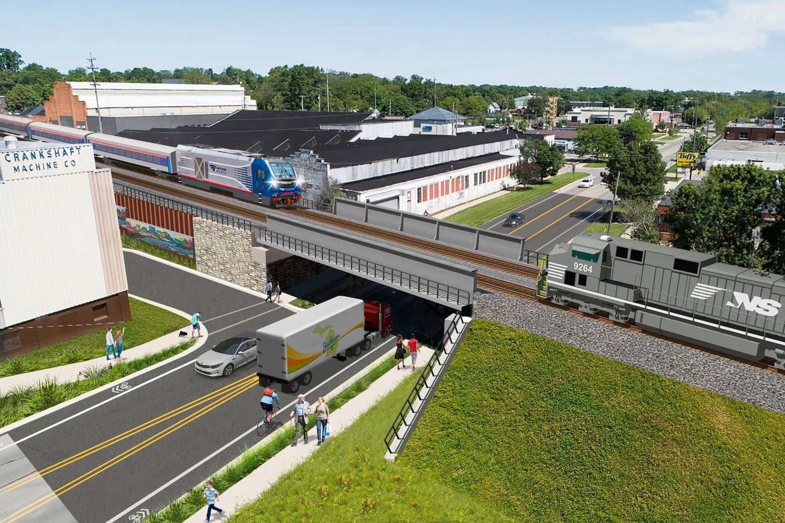 Nicholson works on bridge replacement project in Michigan | Ground ...