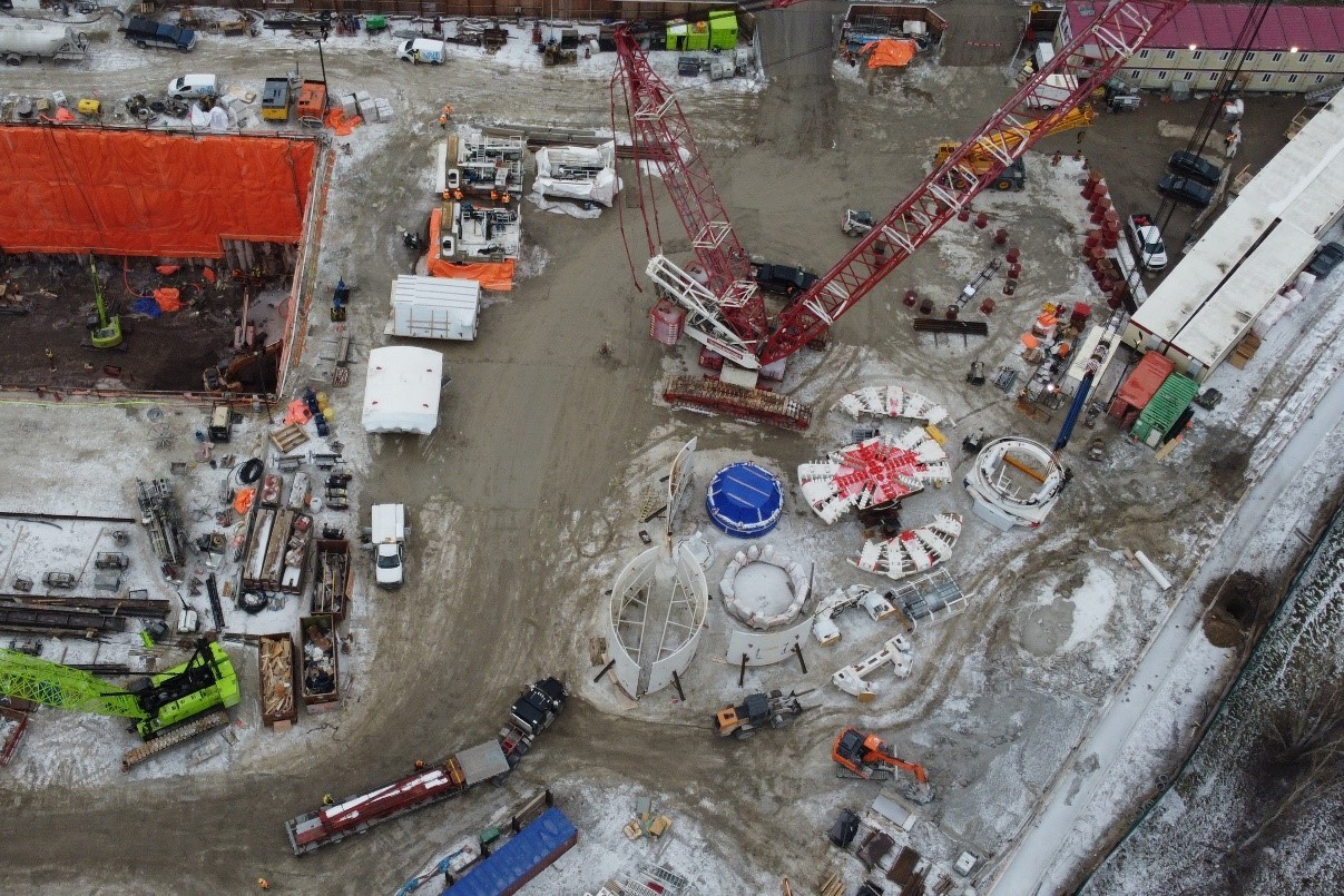 Toronto subway extension TBM assembled and station bidders shortlisted ...