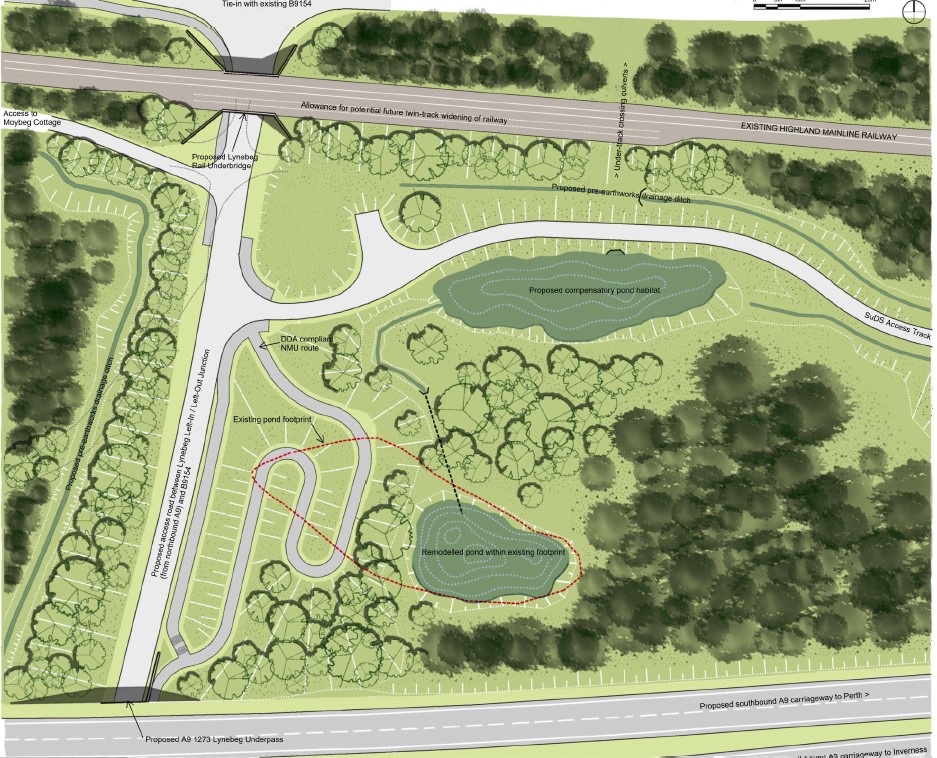 ‘Ecology’ pond works start for A9 Dualling Tomatin to Moy project ...
