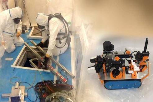 Remote-controlled robot surveys radioactive underground duct | Ground ...