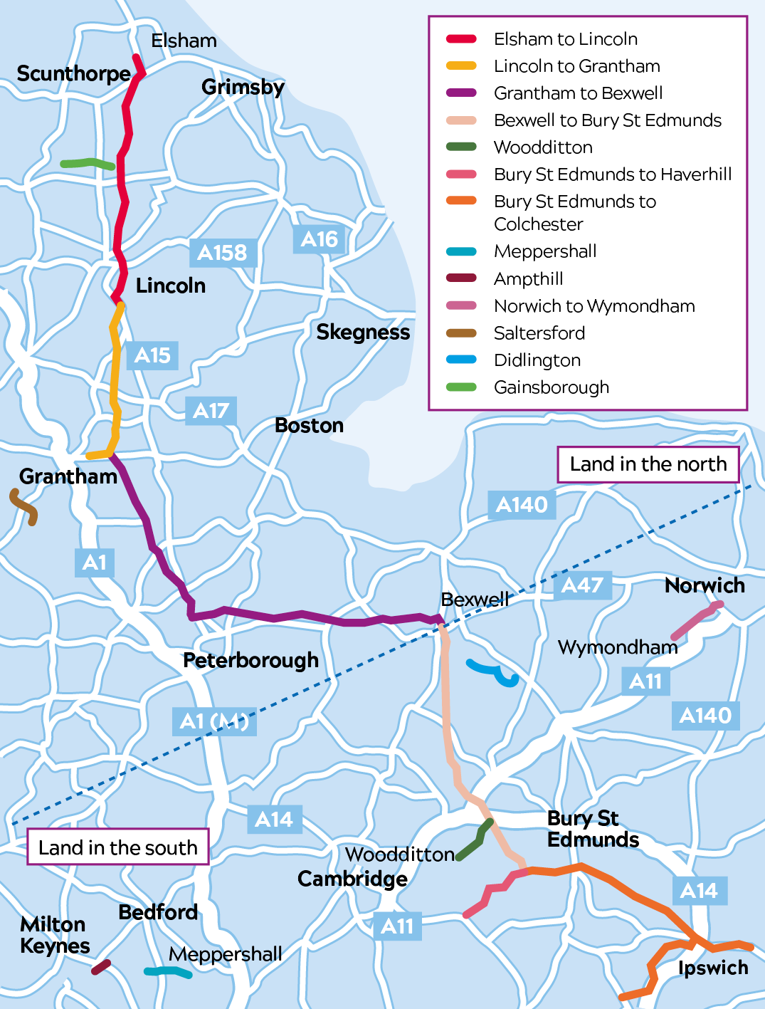 Challenging ground conditions tackled on southern section of Anglian ...