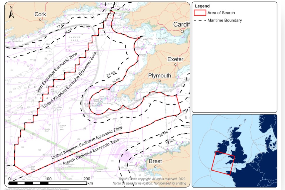 Celtic Sea Map Celtic Sea Western Approaches (Marine Chart