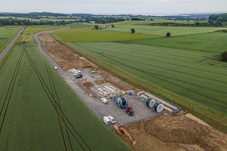 Onshore cabling completed for Scotland’s largest offshore wind farm ...
