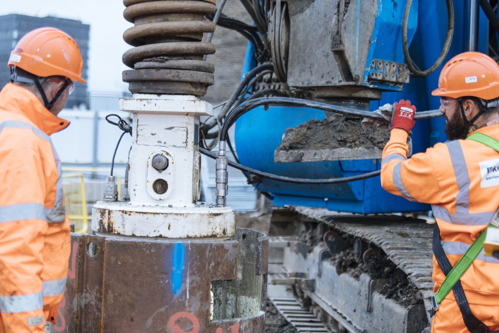 Piling: Hiper piles leave lasting impact at HS2 London site | Ground ...