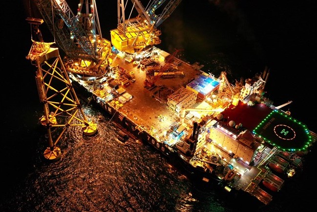 Construction milestone met on Scotland’s largest offshore wind farm ...
