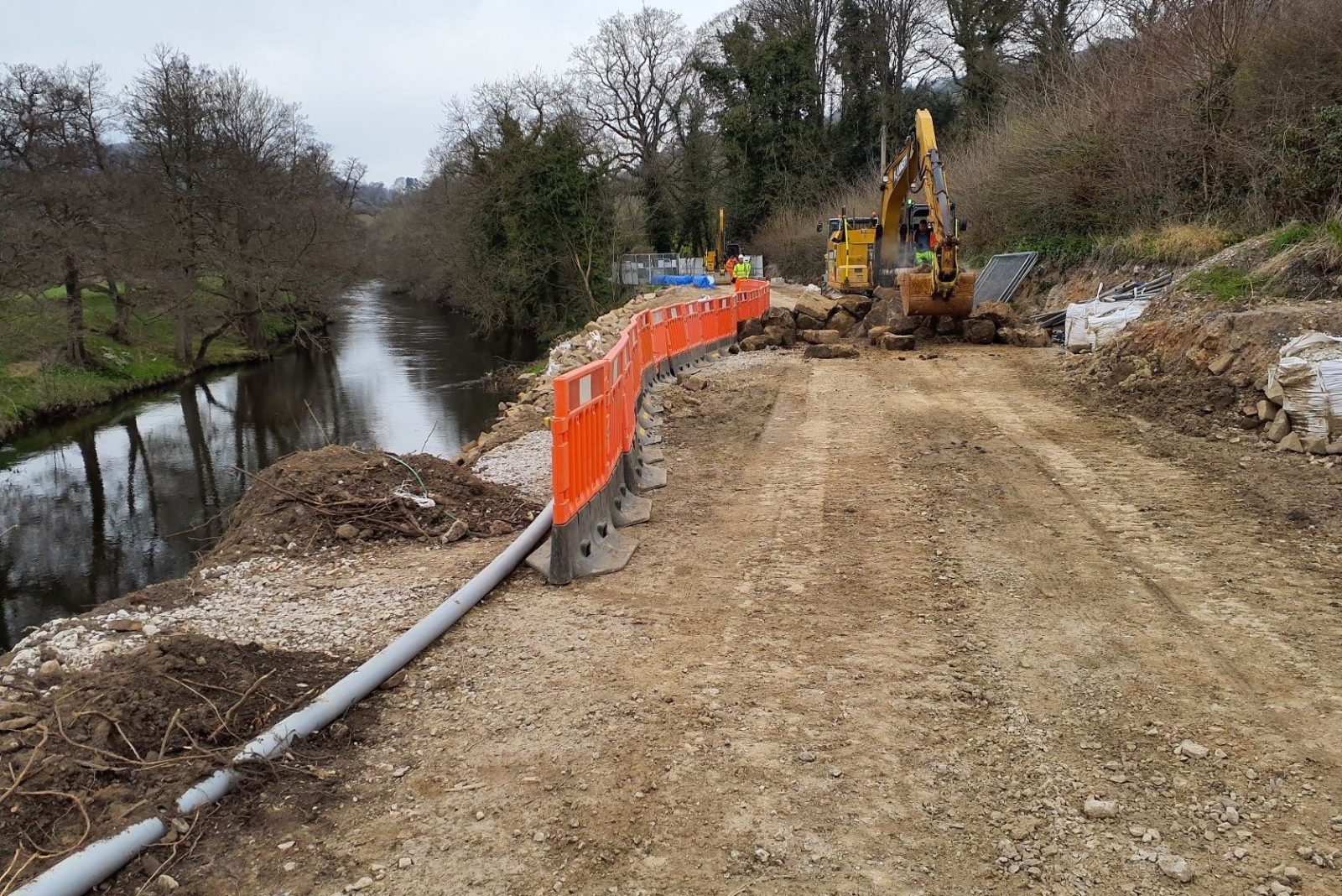 Landslide-damaged Lea Road reopens following complex repairs | Ground ...