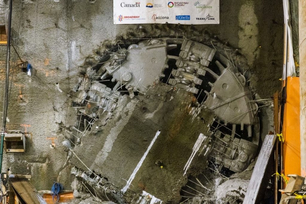 First tunnelling milestone for Vancouver’s Broadway Subway project ...