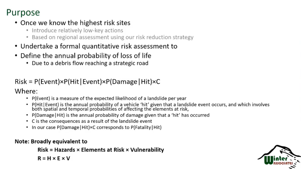 John Mitchell Lecture: Assessing debris flow risks, from ‘life and limb ...