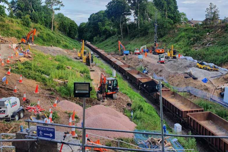 £3M stabilisation works planned for Kent rail line next month | Ground ...